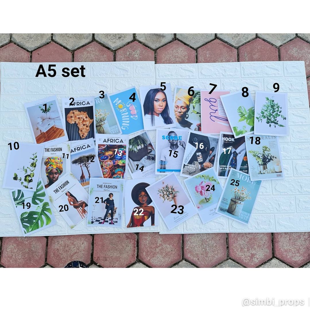 A5 Flat lay Cards - SimbiProps